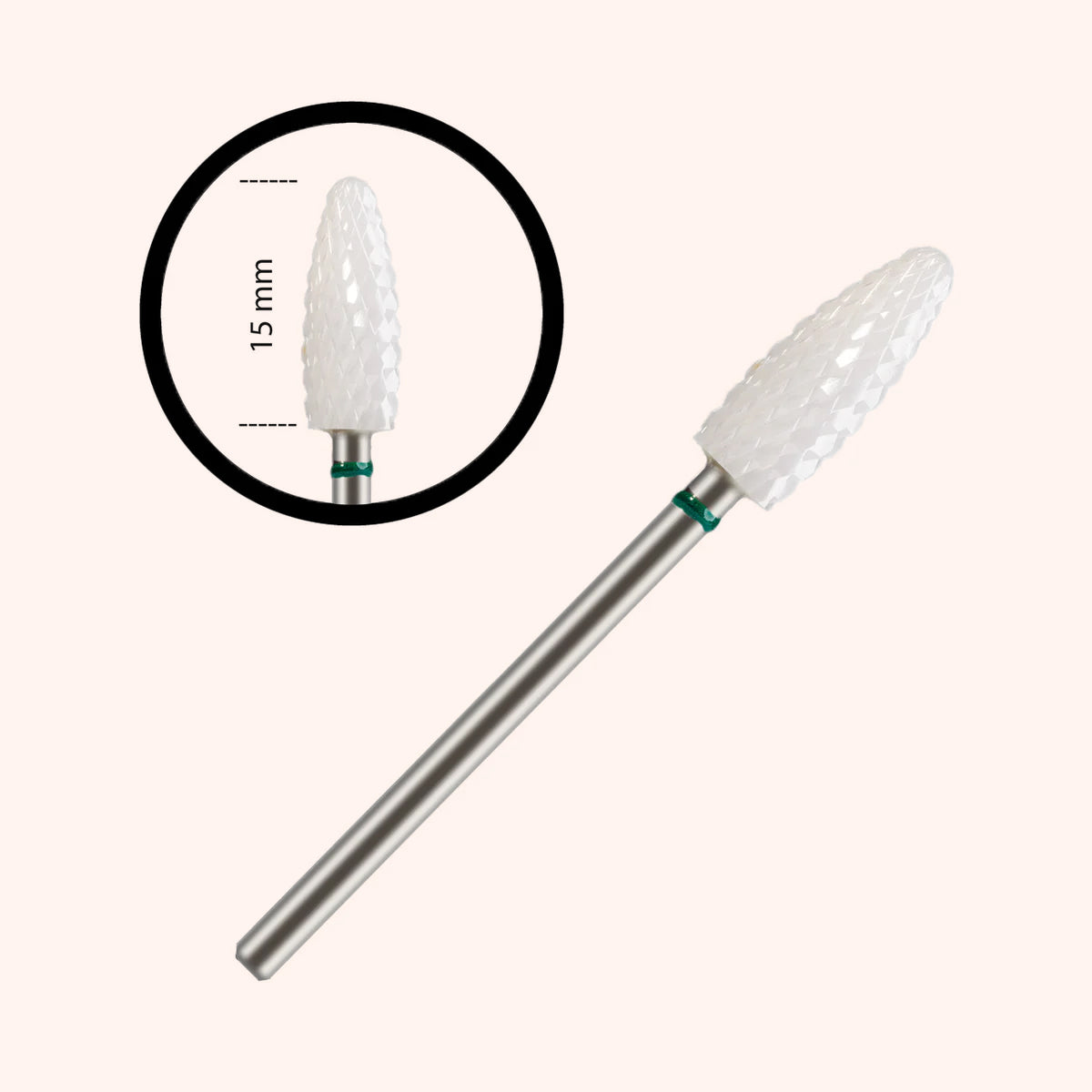 Embout Céramique Conique - Grain Épais