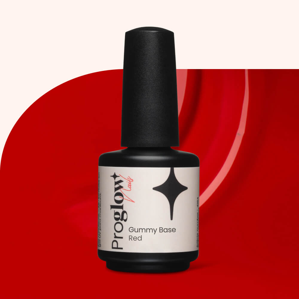 Gel Polish Gummy Base Red | Proglow